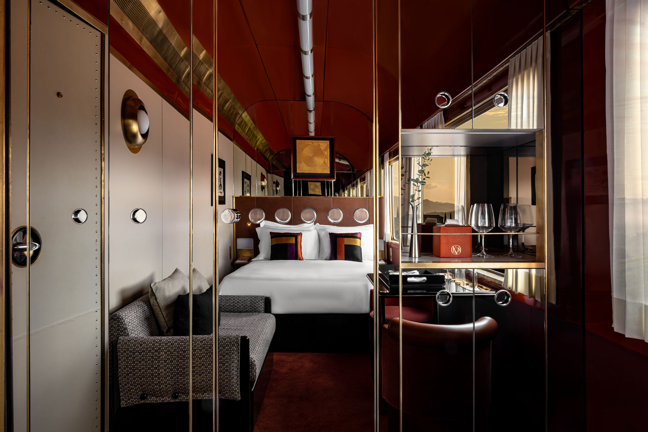 Photos du train La Dolce Vita Orient Express en Italie