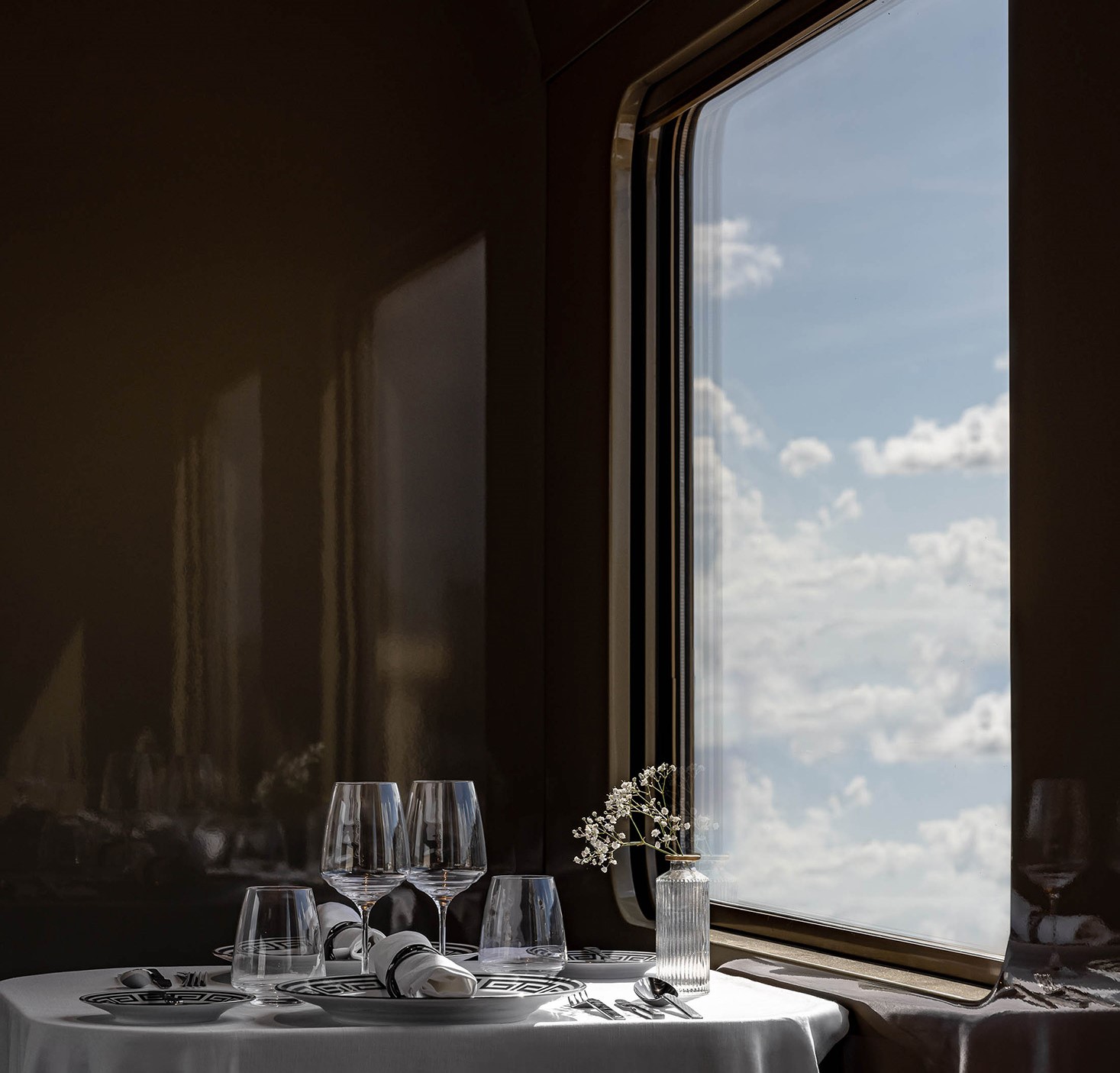 Photos of the La Dolce Vita Orient Express train